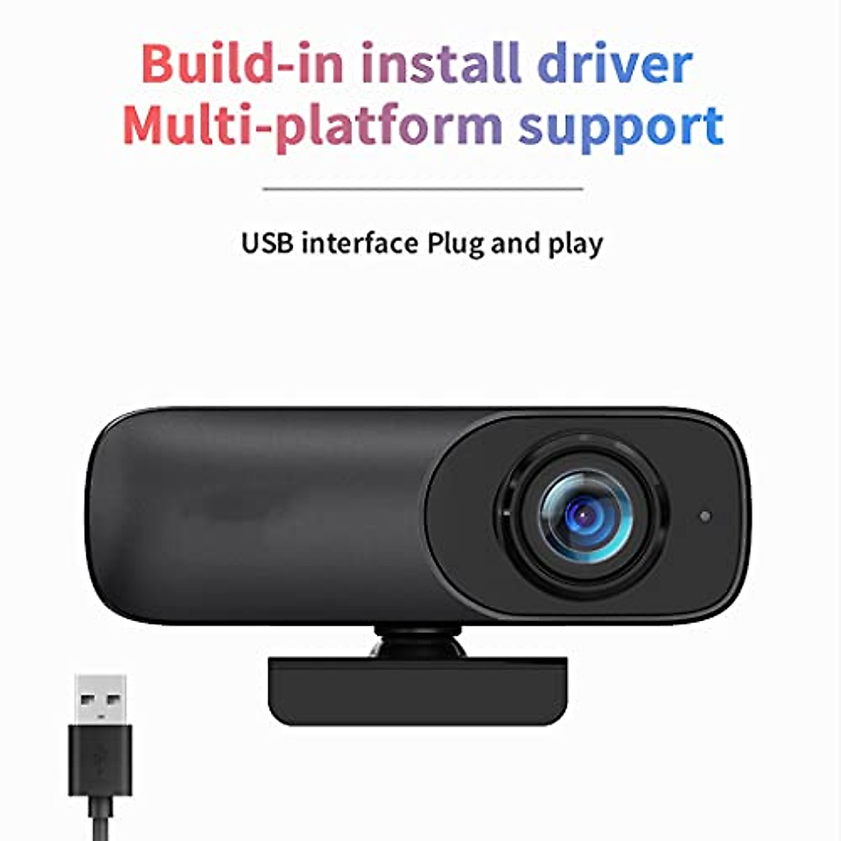 BHVXW Webcam 4K UHD 3840 * 2160P Web Cam 800W Pixels Computer Camera 120° Wide Angle Web Camera Microphone