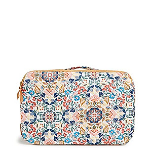 Vera Bradley Women's Cotton Laptop Organizer, Enchanted Mandala - Recycled Cotton, One Size