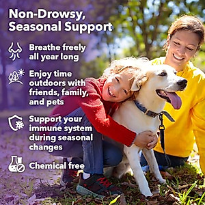 Breathe-X - Allergy & Sinus Relief Supplement - Supports Sinuses & Nasal Discomfort - Non-Drowsy & Fast-Acting - Quercetin, Bromelain, Citrus Bioflavonoids, Nettle Leaf & Vitamin C - 90 Capsules