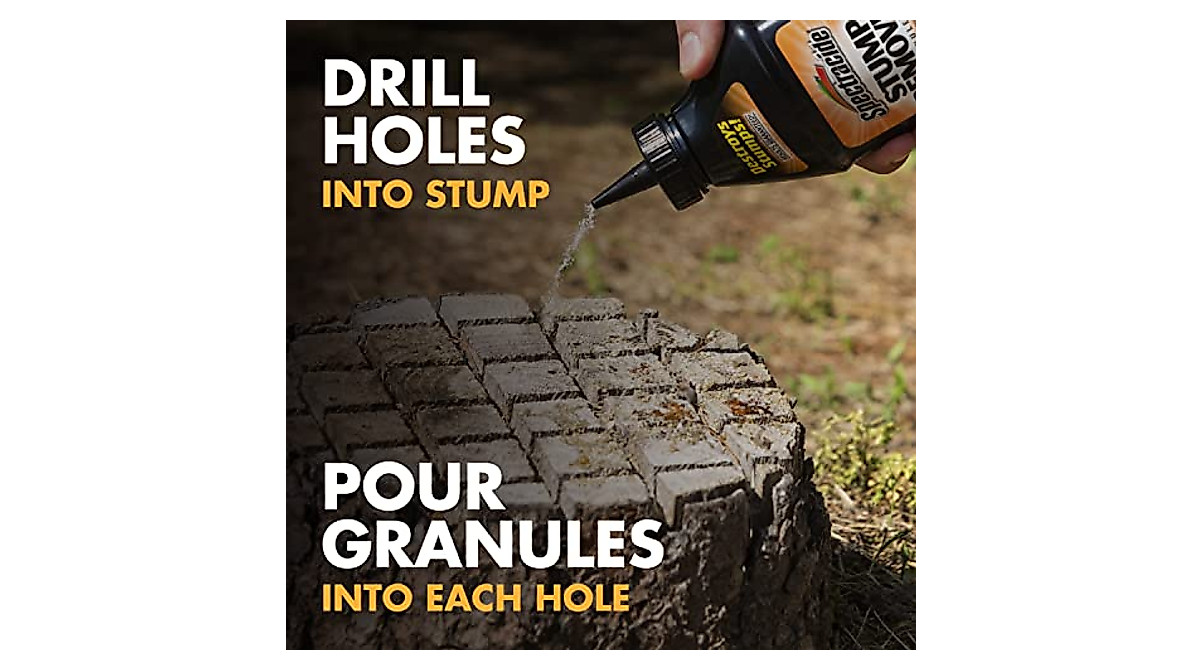 Spectracide Stump Remover Granules for Easy Tree Stump Removal