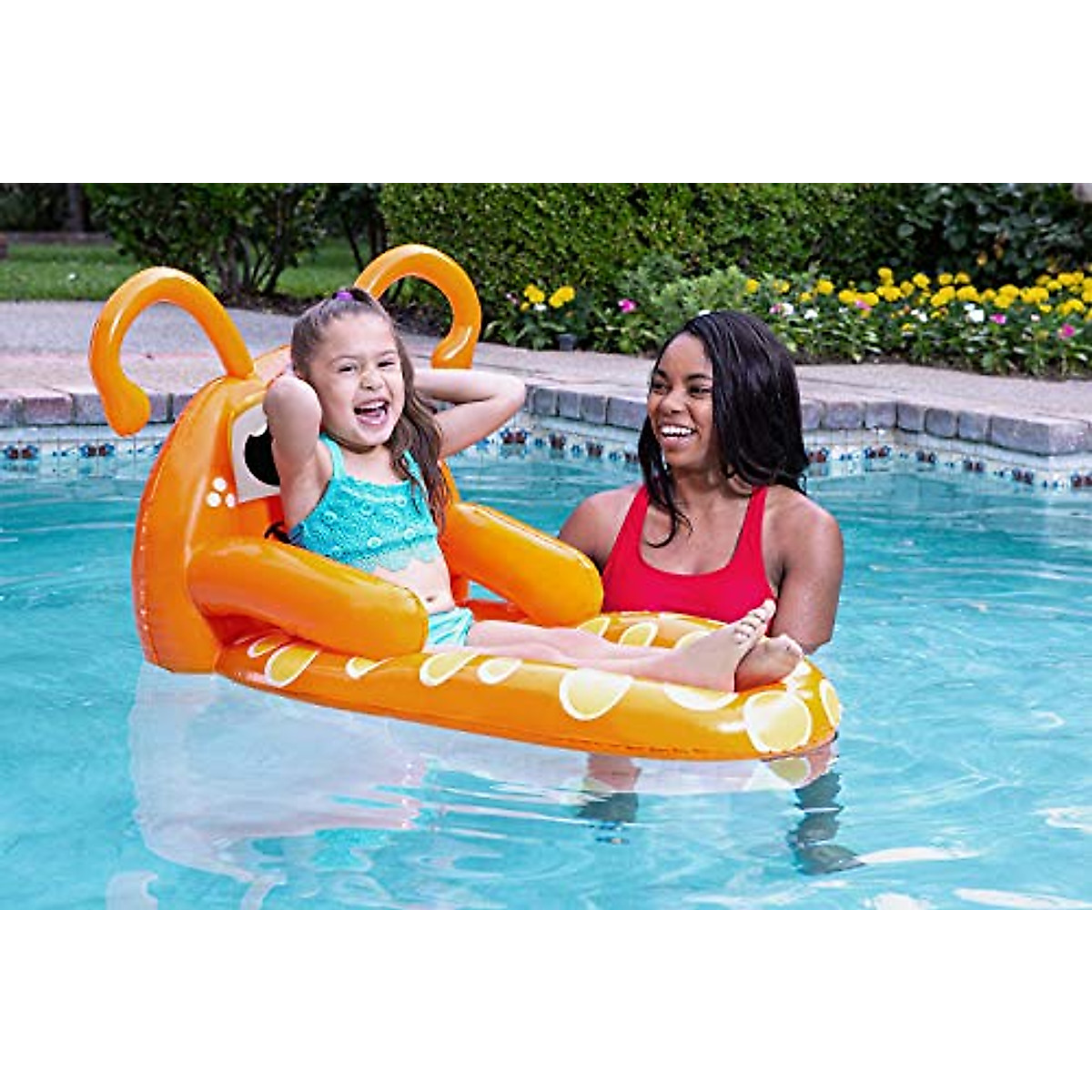 Poolmaster Waterbug Lounge Jr. Inflatable Swimming Pool Float