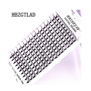 HBZGTLAD Premade Russian Volume Fans 16 lines 3/4/5/6/10/20D Mink Eyelashes D/DD curl Short Stem Lash Eyelash Extensions Supplies (16mm, 0.05-DD-20)