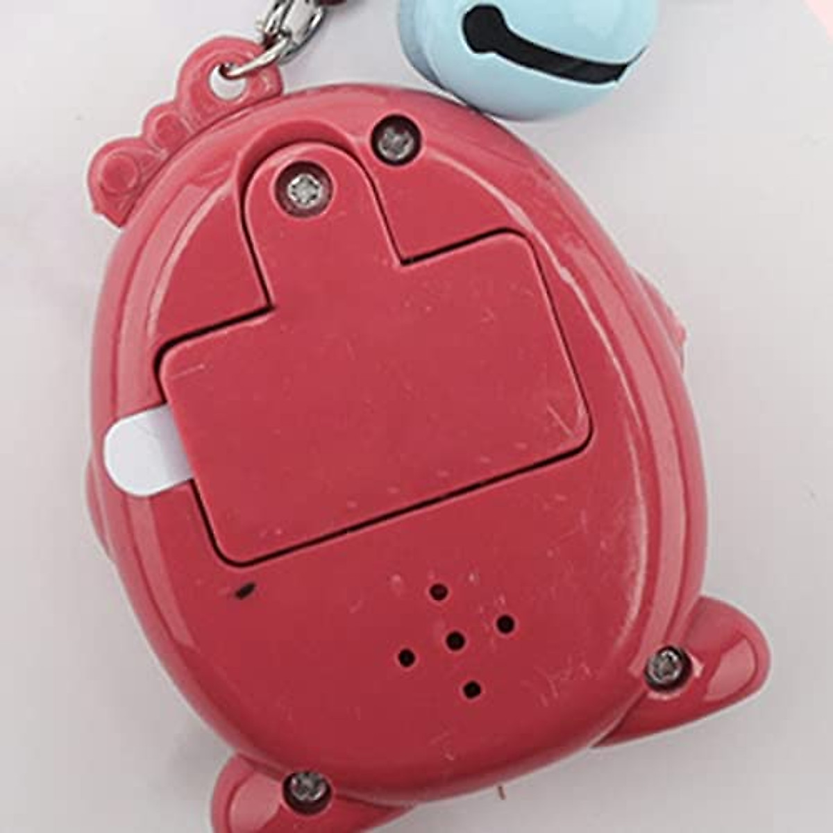D-GROEE Electronic Pet Machine Batter Digital Machine Pet Keychain Kids Interactive Robot Gift Toy Game Red