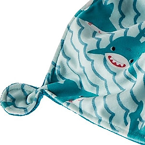Mary Meyer Sweet Soothie Lovey Security Blanket, 10 x 10-inches, Shark