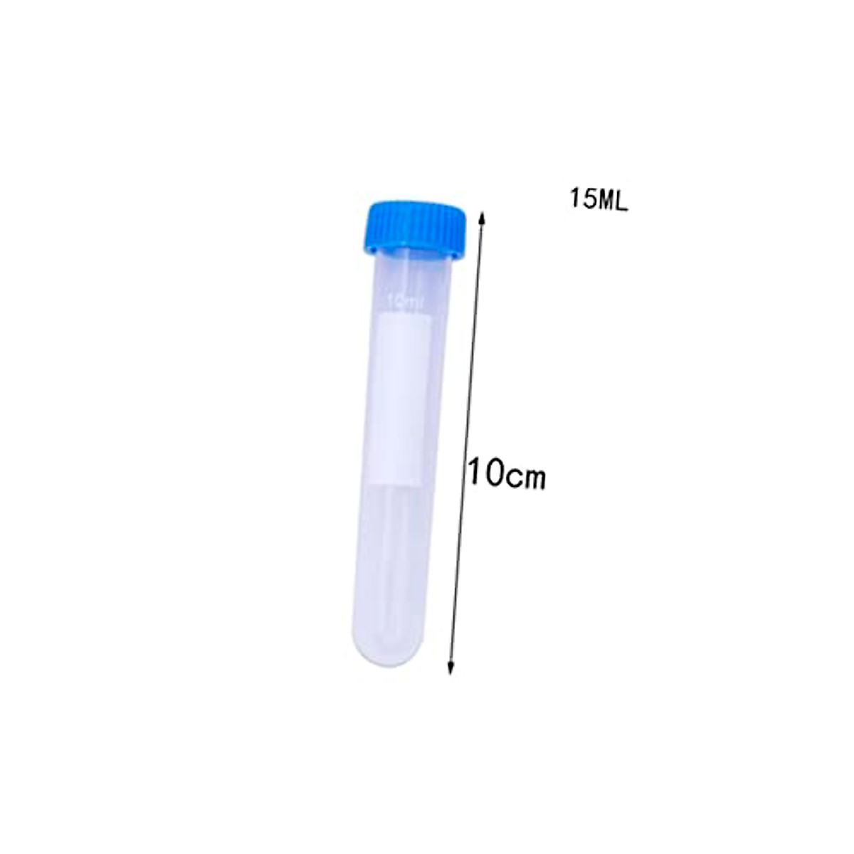Hohopeti 10 Pcs Bottles for Needles Storage Container with Lid Clear Container Compartmentalized Storage Containers Craft Storage Containers Sewing Needles Container Bead Kit Bead Container