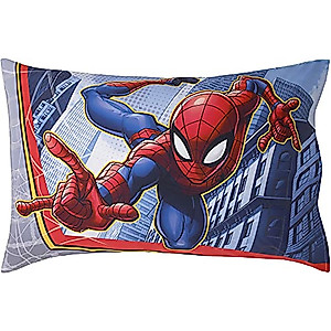 Crown Crafts Infant Products Marvel Spiderman 4 Piece Toddler Bedding Set