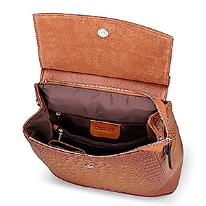 COOLCY Women Real Leather Backpack Shoulder Bag