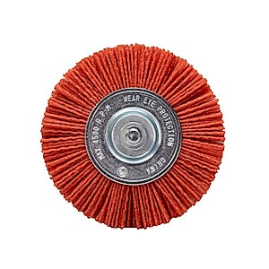 Century Drill & Tool 77441 4" Nylon Radial Brush, 80 Grit