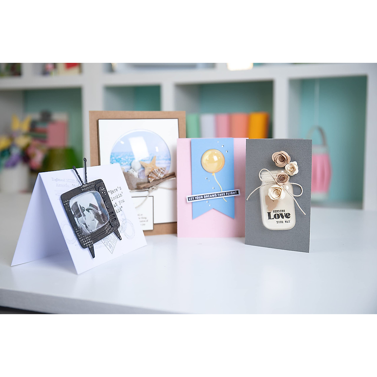 Sizzix Making Essential Shaker Domes, x 1 3/4", 6PK, 664857, Jar 3", 6/Pkg