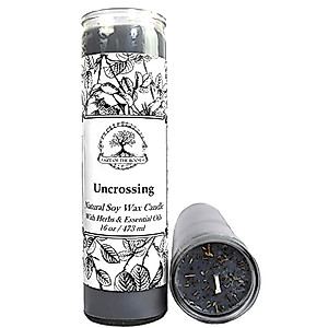 Uncrossing 7 Day Soy Herbal & Scented Spell Candle (Fixed) | Negativity, Spells, Curses, Jinxes, Hexes Rituals | Wiccan Pagan Conjure Hoodoo