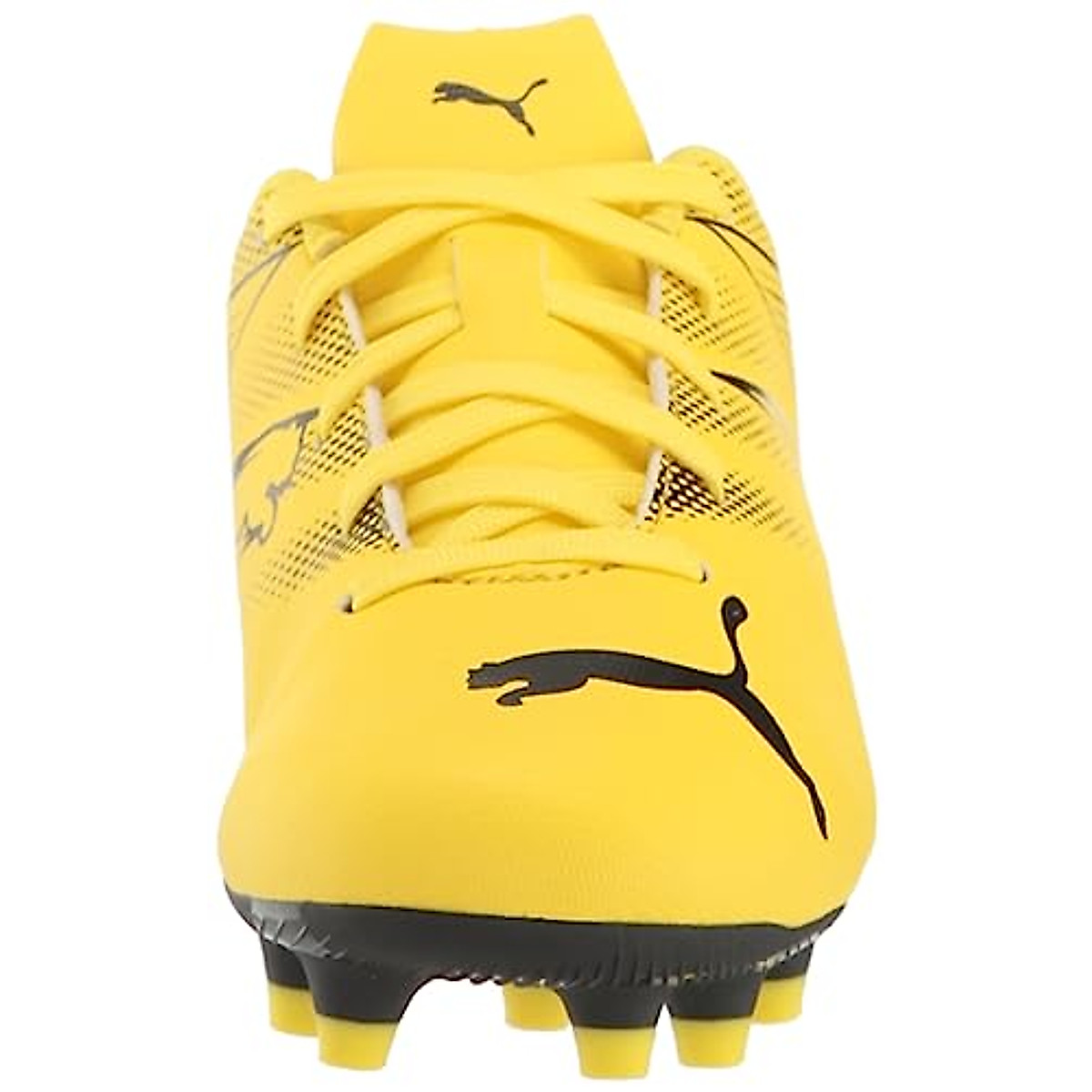 PUMA Attacanto Firm Ground/Artificial Ground (Toddler/Little Kid/Big Kid) Yellow Blaze/Puma Black 3.5 Little Kid M