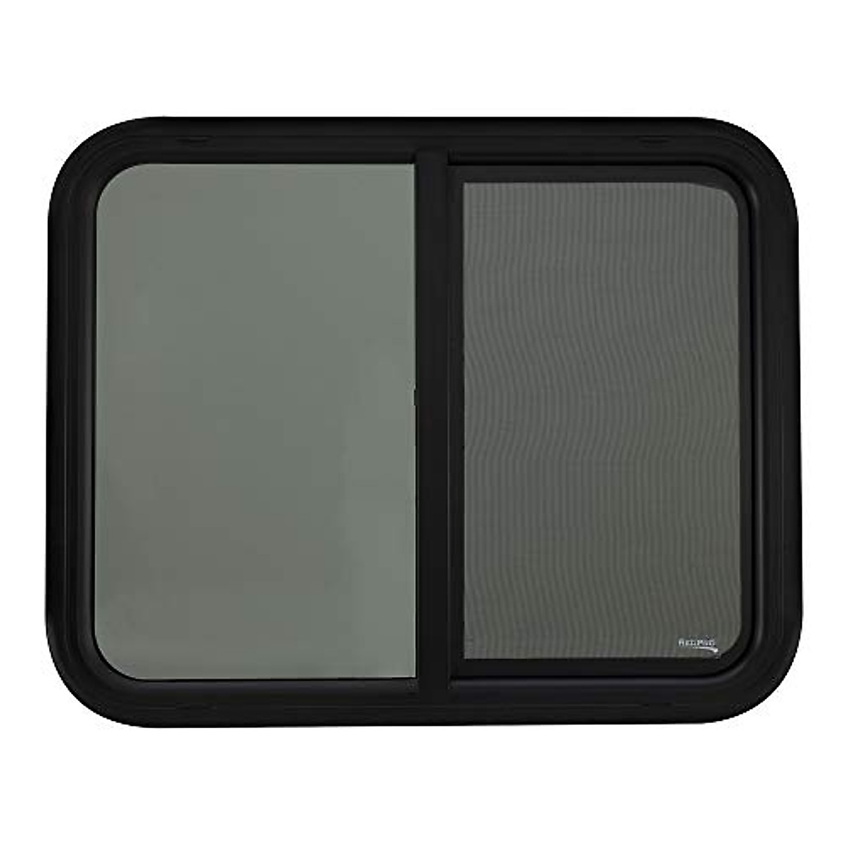 RecPro RV Window | 30" W x 24" H | Teardrop Style Horizontal Slide | RV Window Replacement (1 Window, No Trim Kit) | Made in USA