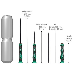 Professional Micro precision screwdriver set, 14-position adjustable shank, ultra slim tip, ergonomic grip, 16 in 1, chrome vanadium steel, for general repair, PC, laptop, tablet, phone, game consol