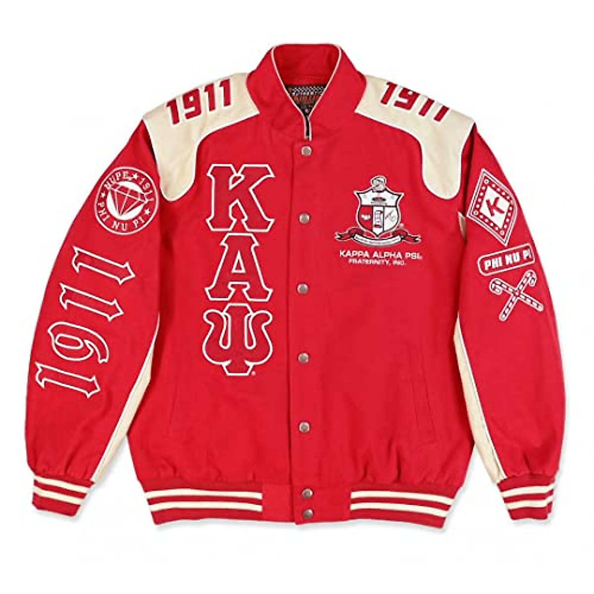 Kappa Alpha Psi M11 Twill Jacket [5XL] Crimson Red