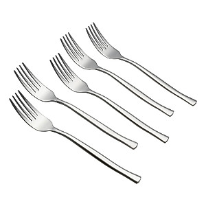 Qskely 12 Pieces Dinner Forks, Stainless Steel