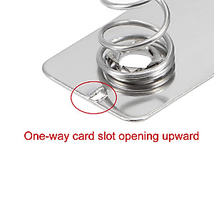 uxcell 20 Pcs AA Battery Positive to Negative Conversion Spring Contact Nickeling Plate 24mmx11mm