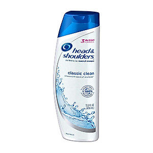 Head & Shoulders Classic Clean Dandruff Shampoo 13.5 oz (3 pack)