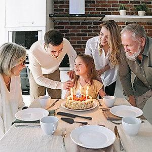 ERVILO Cake Serving Set, Cake Pie Pastry Servers, Stainless steel Cake Knife and Server Set Perfect For Birthday, Wedding, Parties and Events (Black Serving Set)