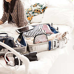 Frienda 6 Pieces Heart Makeup Bag Sets, Cute Heart Mesh Cosmetic Bag Mesh Zipper Makeup Toiletry Pouch Portable Travel Zipper Pouch for Women Vacation Travel, 6 Sizes(Beige and Black)