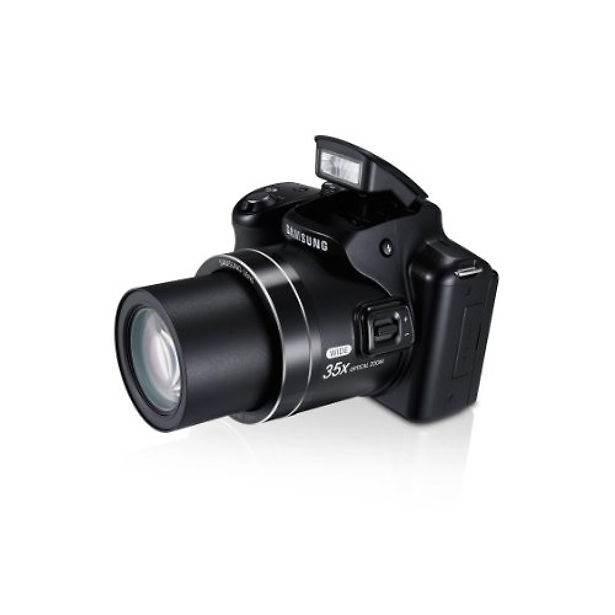 Samsung WB2100 16.4MP CMOS Digital Camera with 35x Optical Zoom, 3.0" LCD Screen and 1080i HD Video (Black) (OLD MODEL)