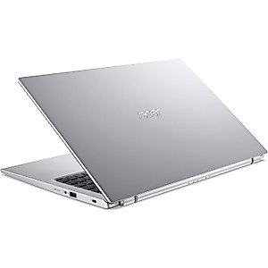 acer Aspire Slim Laptop, 15.6" Full HD Display, Intel Celeron N4500 Processor, 8GB DDR4 Memory, 384GB Storage, WiFi 5, Microsoft 365 1-Year Subscription, Windows 11 Home in S Mode，Silver, JVQ MP