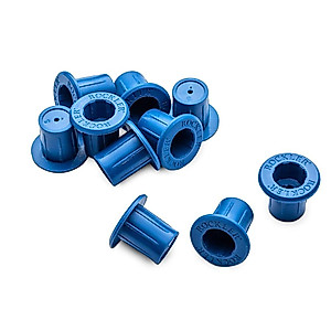 Router Bit Storage Inserts (10 Pack) - Holds 1/4” & 1/2” Shank Router Bits for Horizontal or Vertical Storage – Durable Molded Polyethylene Router Bit Storage Set – Neat, Clean Storage for Router Bits