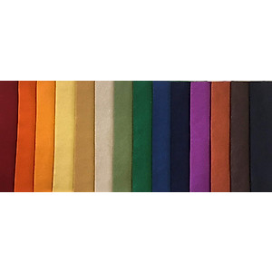 100% Wool Craft Felt - 14 Sheet Package - from National NonWovens Co.