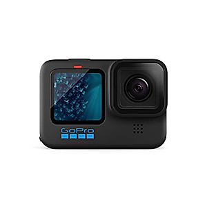 GoPro HERO11 Black - Waterproof Action Camera with 5.3K60 Ultra HD Video, 27MP Photos, 1/1.9" Image Sensor, Live Streaming, Webcam, Stabilization