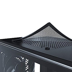 Phanteks Eclipse P300A (PH-EC300ATG_BK01) high airflow full-metal mesh design, compact ATX Mid-tower, 120mm black case fan, Black