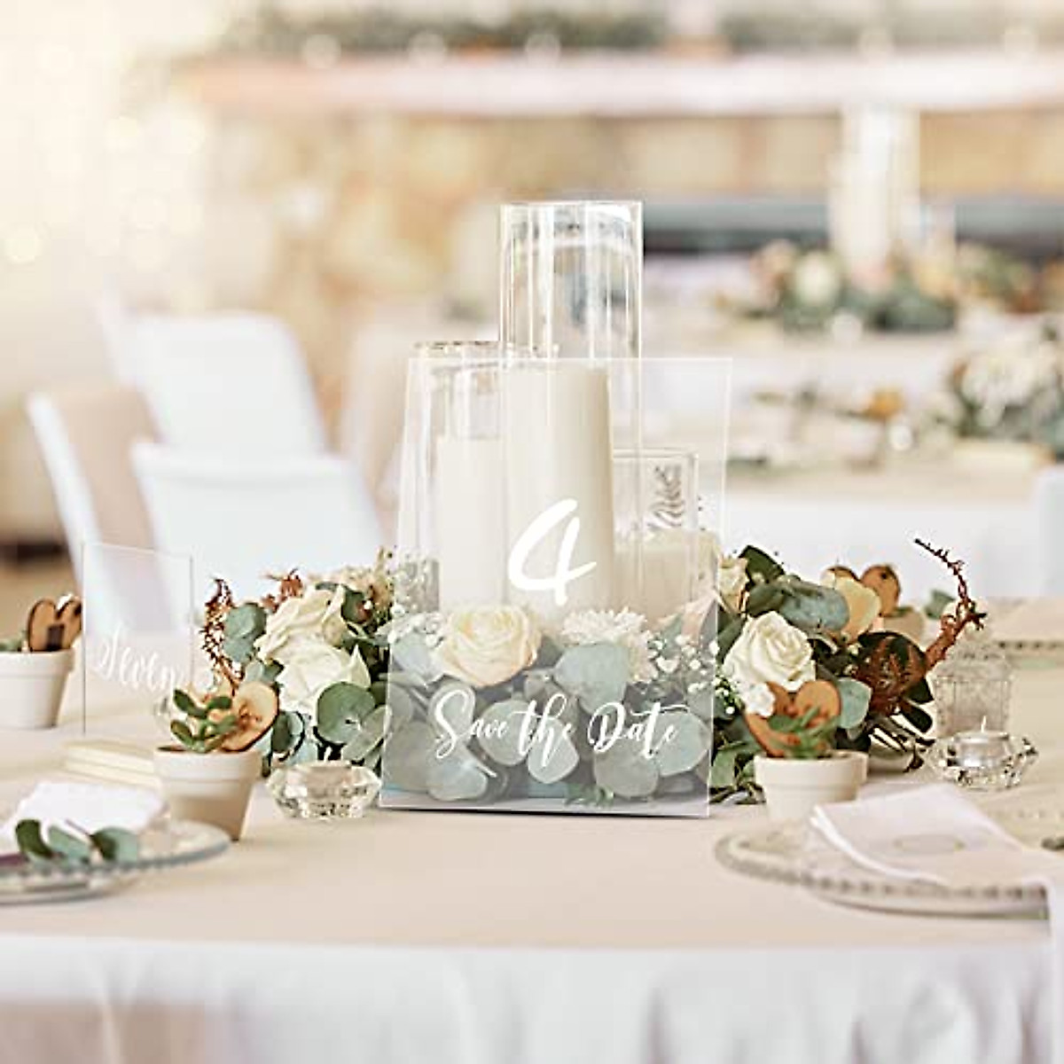 96 Pack Clear Acrylic Sheets Plexiglass Sheets 7x5-0.04 Inch Thick Clear Plastic Sheet Transparent Plexi Glass PETG Panels with Protective Paper for DIY Craft Projects, Sign, Replacement Picture Frame