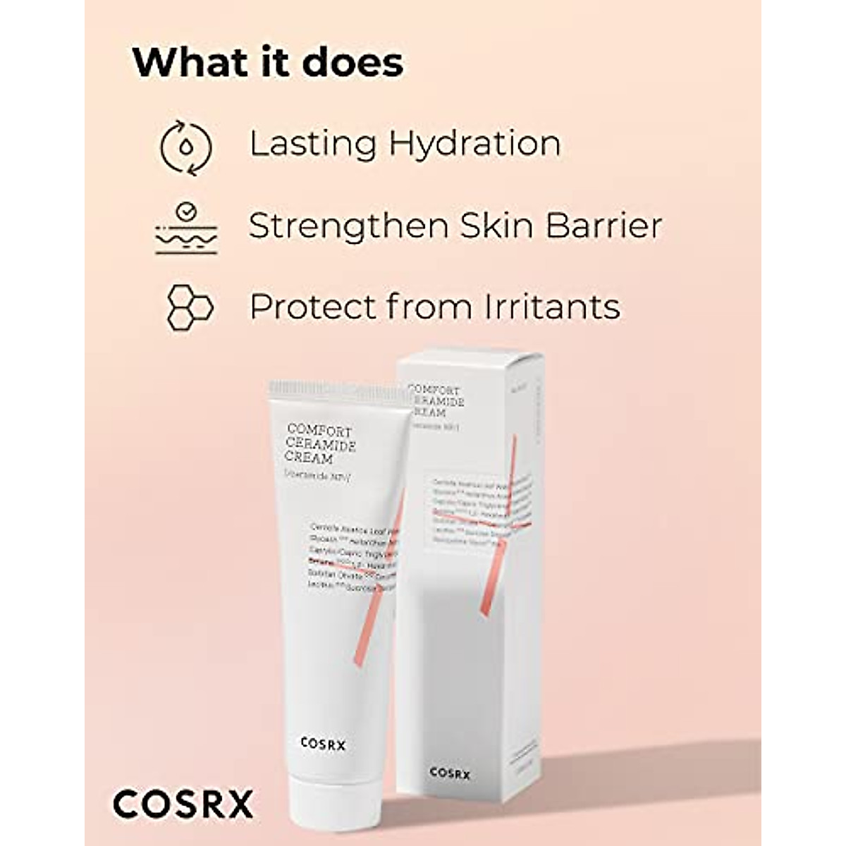 COSRX Balancium Comfort Ceramide Cream, 2.82 oz / 80g | Centella Asiatica Matte Balm | Korean Skin Care, Animal Testing Free, Paraben Free