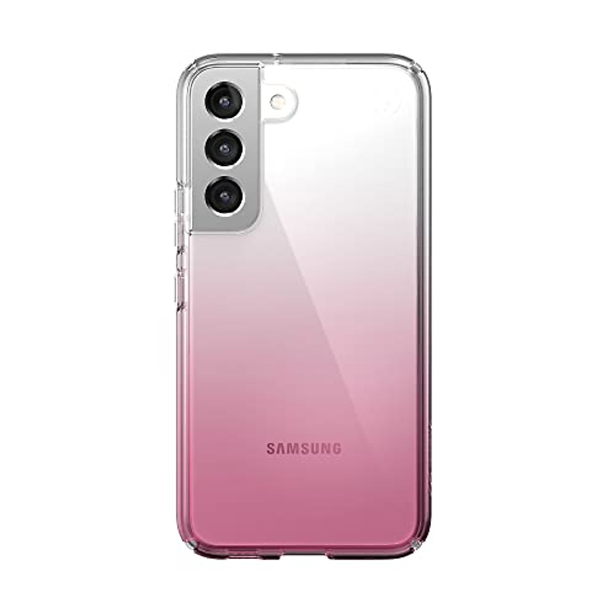 Speck Products Presidio Perfect Clear Ombre Samsung Galaxy S22 Case, Clear/Vintage Rose Fade