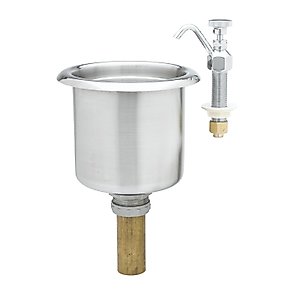 T&S Brass B-2282-01-F05 Dipperwell Faucet with 0.40 GPM Flow Tower and Bowl Assembly