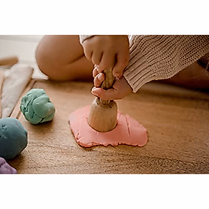 KOOKAROO Playdough Tools for Kids Ages 2-4 | 8 Wooden Playdough Toys | Play Dough Sets for Kids | Playdough Accessories for Toddler | Sensory Toys | Kinetic Sand Tools | Sensory Bin Tools