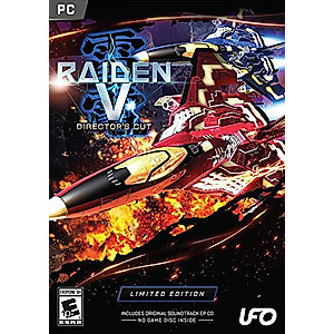 Raiden V: Director's Cut Limited Edition With Original Soundtrack EP CD - PC