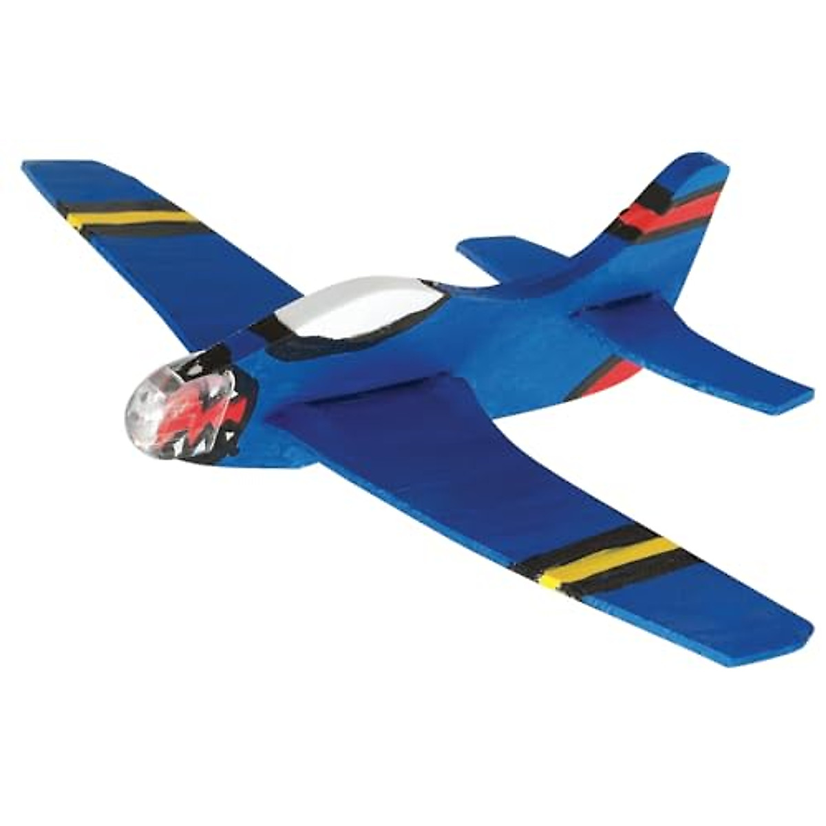 Creativity for Kids Four Foam Fliers Mini Craft Kit - Paint 4 Foam Glider Airplanes, Small Gifts for Kids, Red