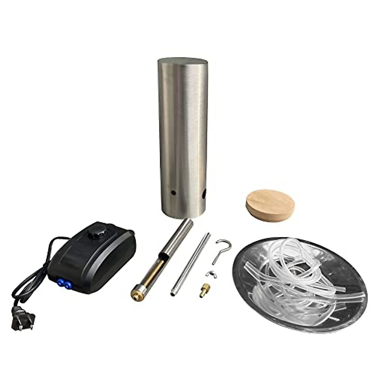 Stainless Steel Cold Smoke Generator Size L Smoker BBQ, for smoking, food and meat smoker, grill, BBQ premium accessories, professional product 3.6x12 inch