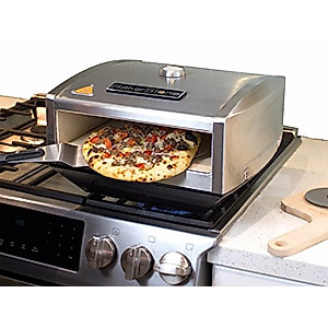BakerStone Pizza Box, Gas Stove Top Oven (Stainless Steel)