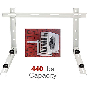 AC Parts Mini Split Air Conditioner Bracket, Wall Mounting Support Brackets for 9000 BTU - 36000 BTU Ductless AC Condenser Units,Support up to 440lbs, Heavy Duty