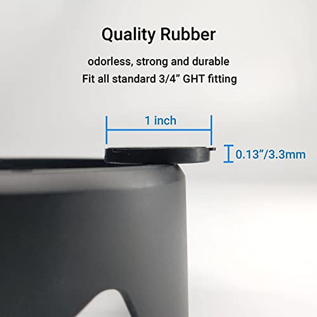 ECOESPTI 40 Pack Garden Hose Washers Rubber Washers, Thick Garden Hose Gasket Fit for All Standard 3/4" Garden Hose and Water Faucet Fittings