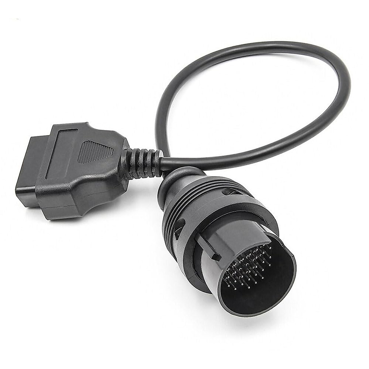 E-Car Connection Universal 38 Pin Male to 16 Pin Female OBD OBD2 Car Diagnostic Adapter Connector Cable Transfer Line for Mercedes Benz