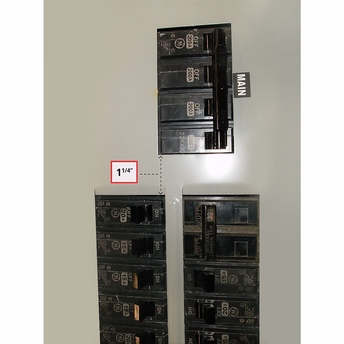 GE-200A GE General Electric Generator Interlock Kit for 150 or 200 amp Main Breaker Panel