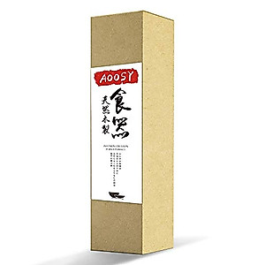 Wooden Spoons, Wood Spoons for Eating, 6 Pieces Japanese Natural Plant Ellipse Wooden Ladle Spoon Set for Cooking Mixing Stirring Honey Tea Soda Dessert Coconut Bowl Nonstick Pots Kitchen,FDA Approved