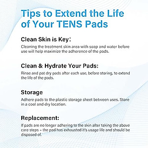 LotFancy TENS Unit Electrode Pads, 40PCS 2"x2" TENS Unit Pads for EMS Muscle Stimulator Electrotherapy, Self-Adhesive TENS Pads Replacement, Reusable and Latex-Free