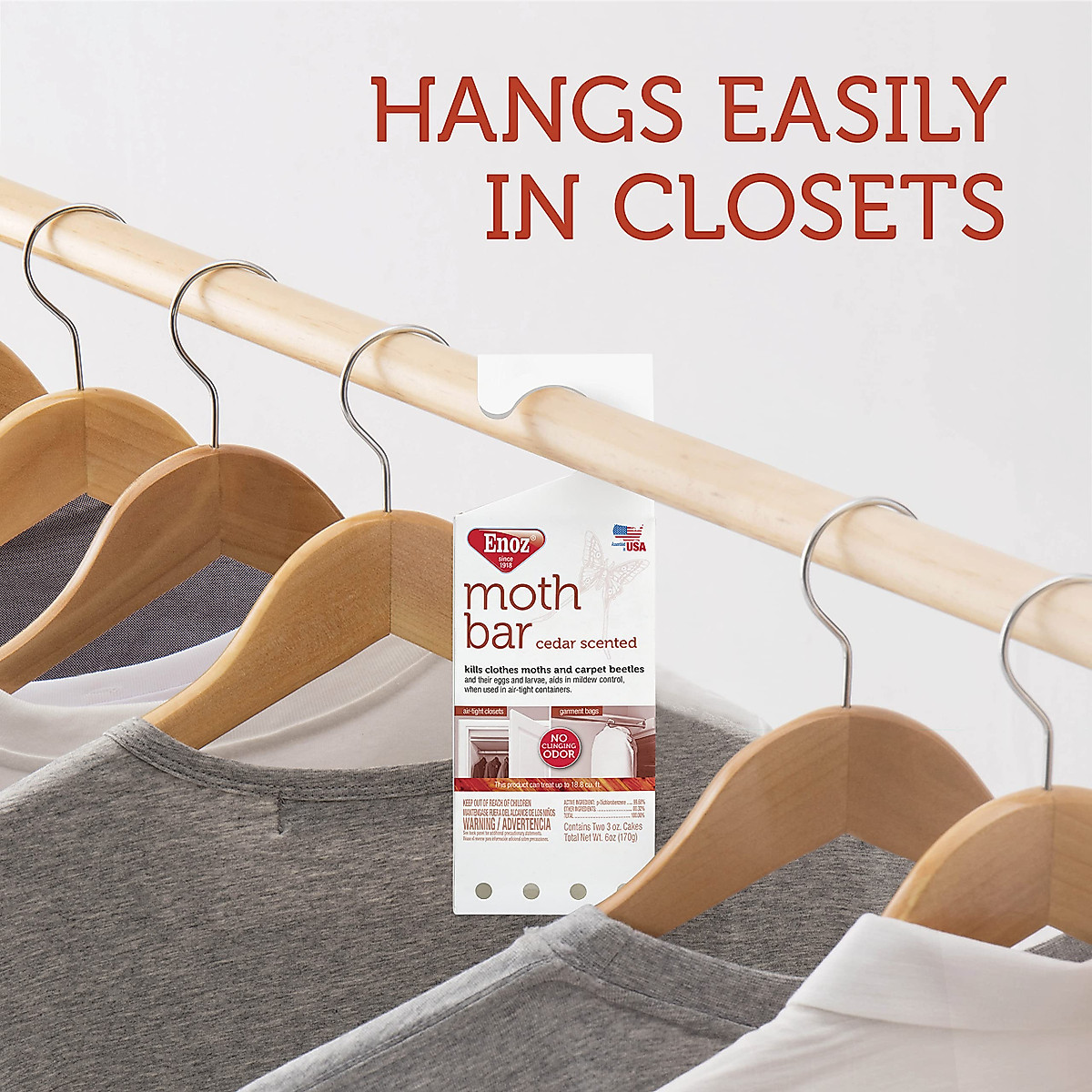 Enoz Moth Bar - Ceder Scented