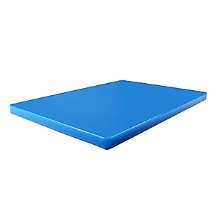 JOBO Thick Plastic Cutting Board 18 x 12.6 x 0.78 inch Safe to use kitchen dishwasher，White