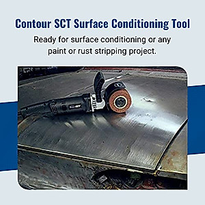 Eastwood Contour SCT Surface Conditioning Tool | Drum Machine Grinder, Sander, Buffer, Polisher Tool | 6 Speed 9 AMP 3700 RPM Motor Power Rotary Tools
