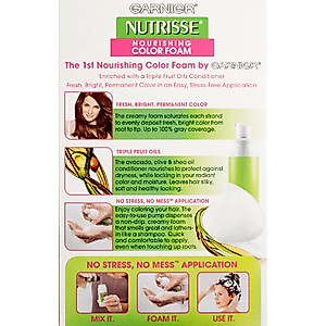 Garnier Nutrisse Nourishing Color Foam, Light Brown