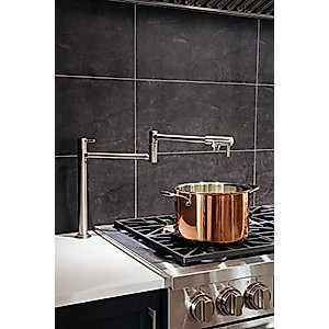 hansgrohe 04219000 Talis C 16-inch Tall 2-Handle Pot Filler with 360-Degree Swivel in Chrome