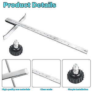 DW3278 Circular Saw Rip Fence, Cutting Fence for DEWALT DWE575, DWE575SB, DWE364, DWS535 and DW384 Circular Saw with Round Head Stop Screw and Spring